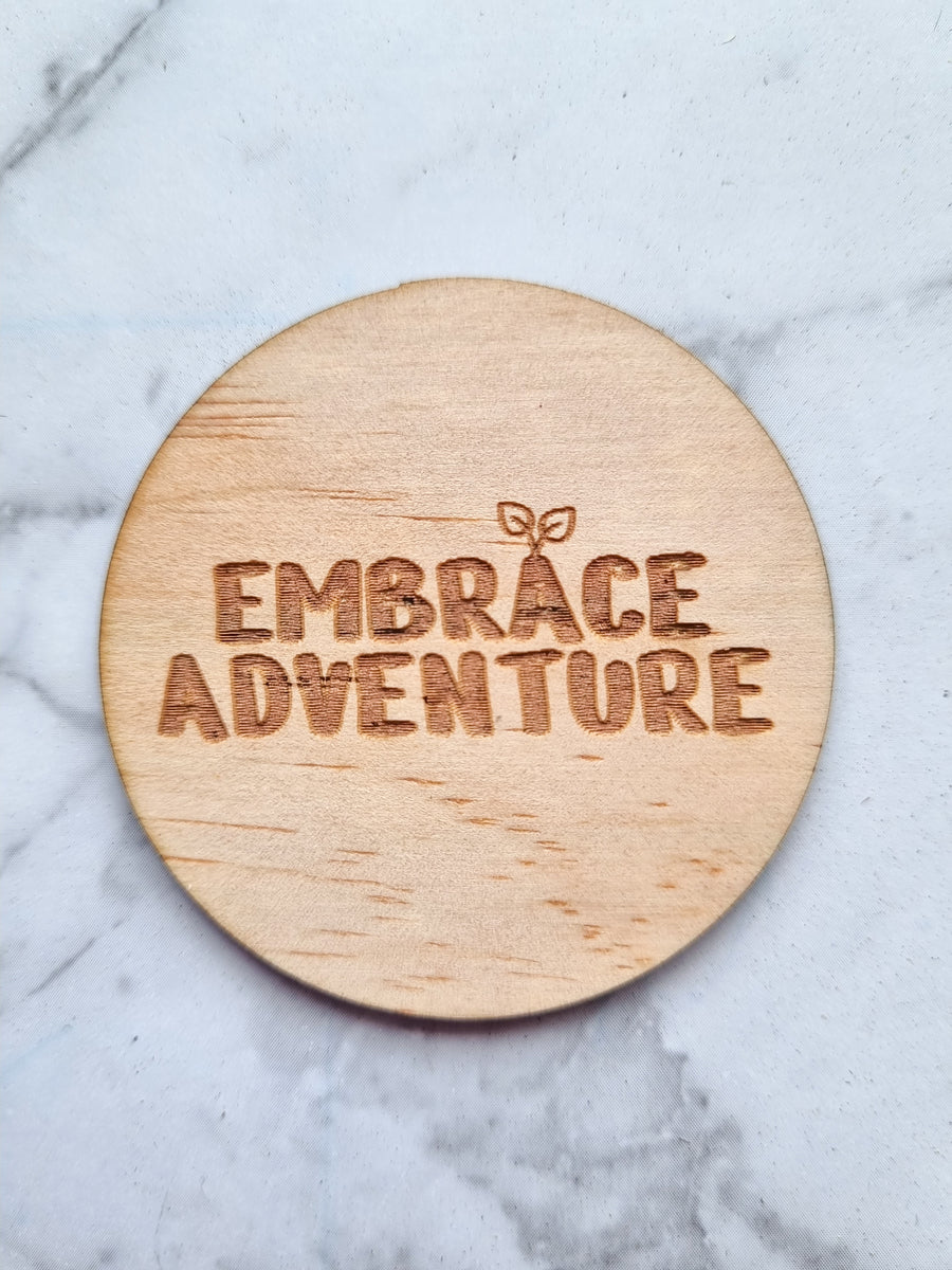 Embrace Adventure affirmation token – MY LOVELY GIFTS