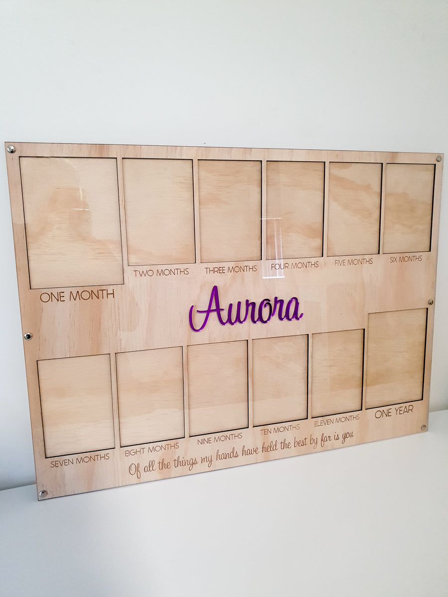 First 12 Months Photo Frame – MY LOVELY GIFTS