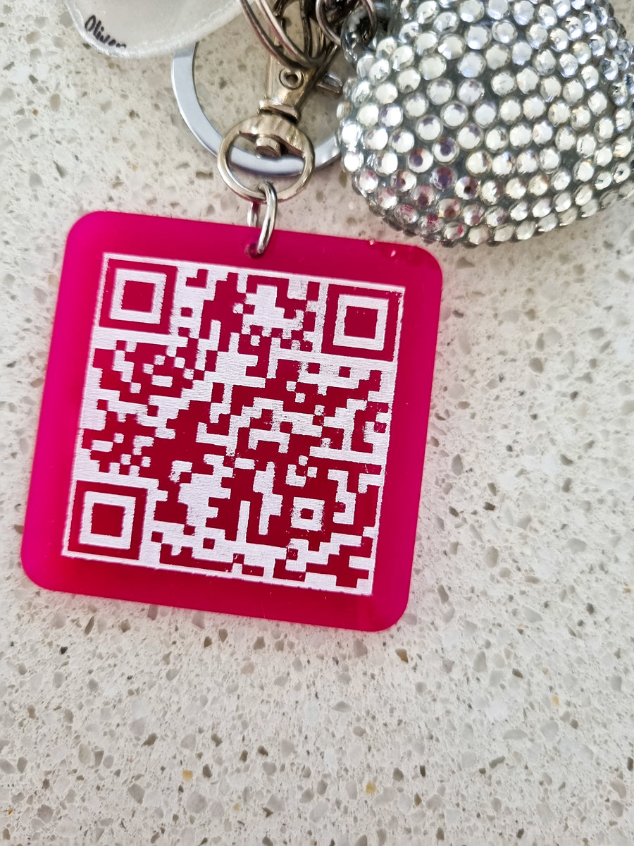 QR Code Keyring – MY LOVELY GIFTS